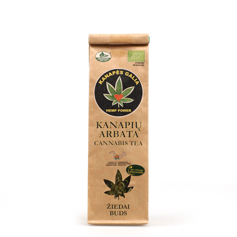 Ekologiška kanapių žiedų arbata